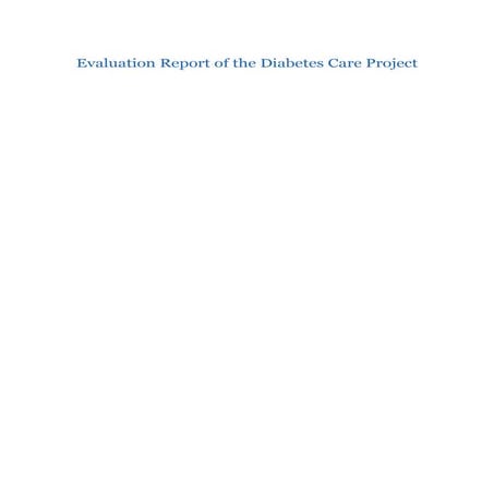DCP Evaluation Report | PDF