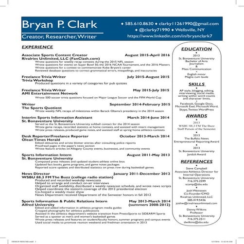 Resume | PDF