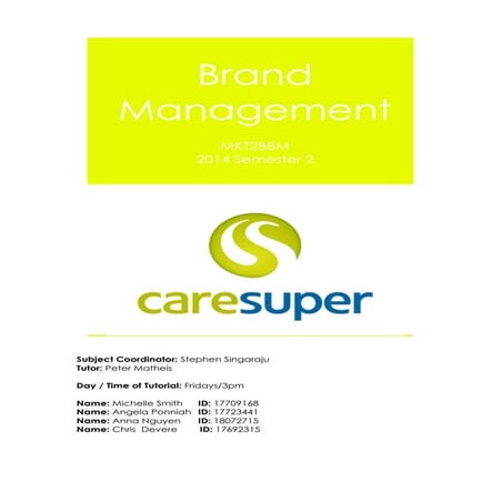 CareSuper Report | PDF | Advertising Industry | Industries