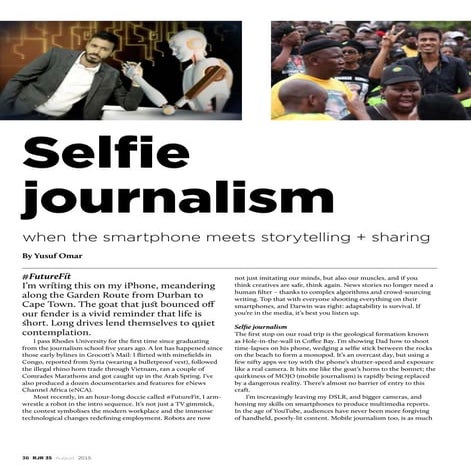 selfie journalism | PDF