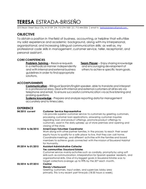 RESUME Paola Jesse | DOCX | Human Resources | Business