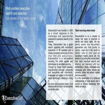 ExecutiveSurf Fact Sheet | PDF