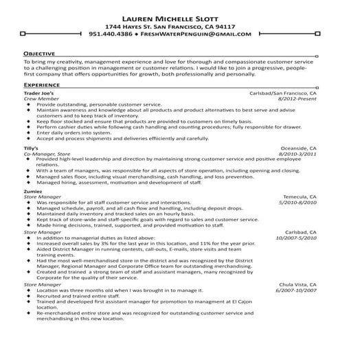 Lauren Resume-2 | PDF