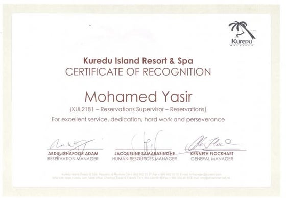 2011 April Letter of Recognition | PDF