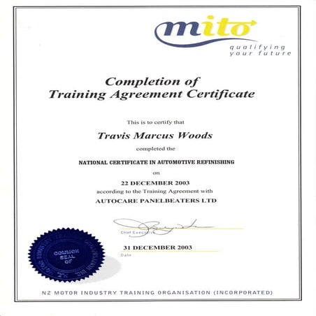 Trade Certificate | PDF