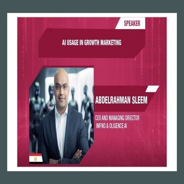 [DSC MENA 24] Abdelrahman_Sleem_-_AI_For_Marketing_DSC.pdf | Technology Industry | Industries