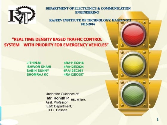 Traffic light control using atmega16 ppt | PPTX | Technology & Computing