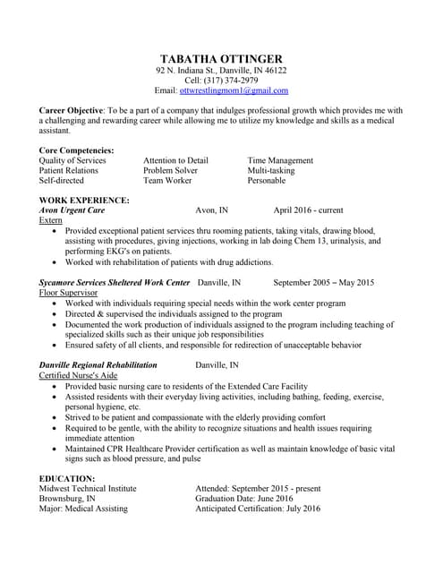 Felicia McKenna bsn rn resume 1 | PDF