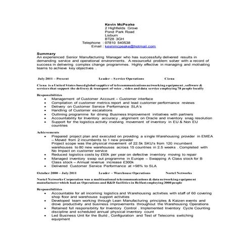 Jim Albers Resume (4) (1) | DOCX