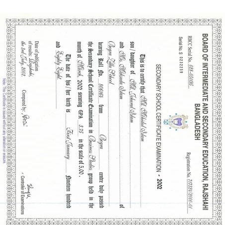 HSC MARK SHEET | PDF