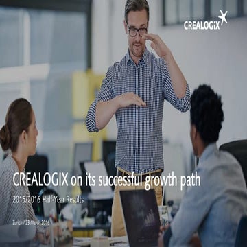 CREALOGIX_half-year-results_2015_2016_presentation_en | PPT