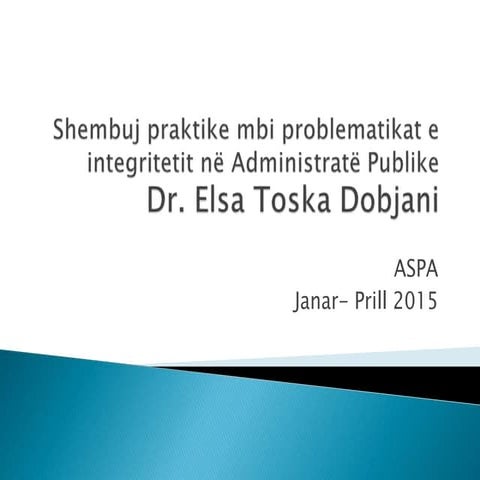 shembuj praktike per diskutim integriteti | PPTX