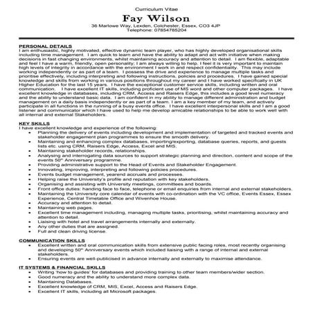Fay Wilson-CV - updated Jul 15 | DOC