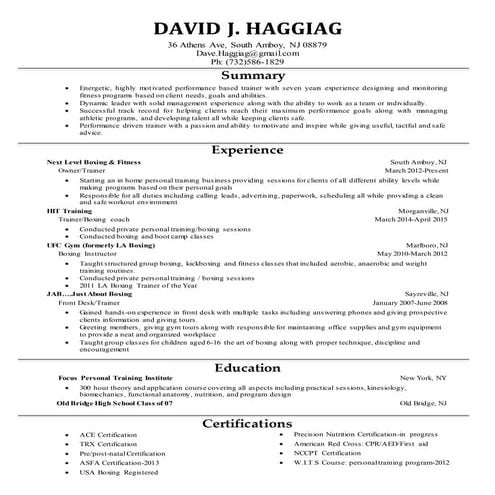 cwc work experience revised 2015 | DOC