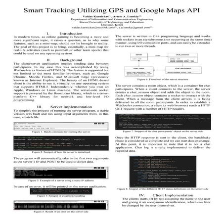 Smart Tracking Utilizing GPS and Google Maps API_Grad Paper | PDF