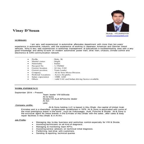 Vinay CV (3) | PDF