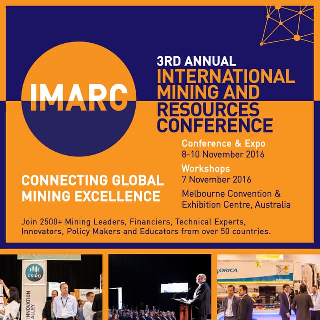 2016 IMARC Flyer | PDF | Business Expos & Conferences | Events