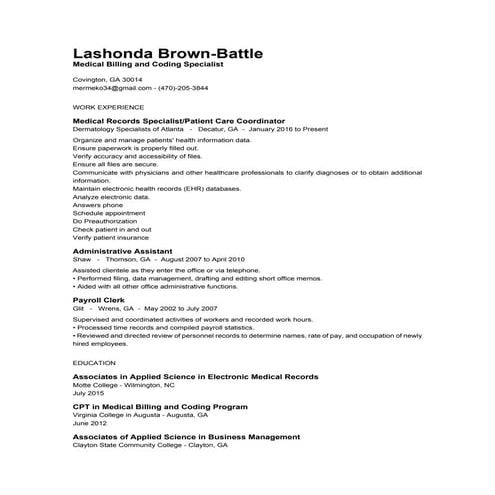 Lashonda-Brown-Battle | PDF