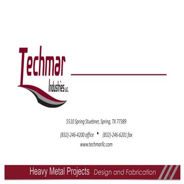 Techmar Industries LLC Presentation | PPT