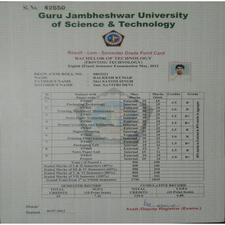 Printing Degree | PDF
