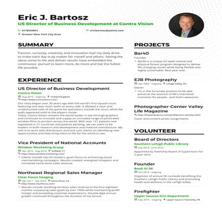 Eric Bartosz profile | PDF