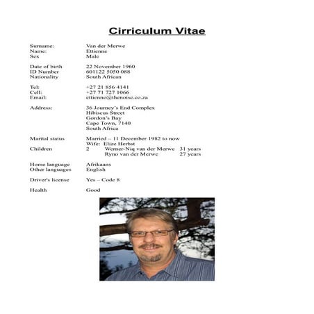 Stephen CV 20016 | DOC