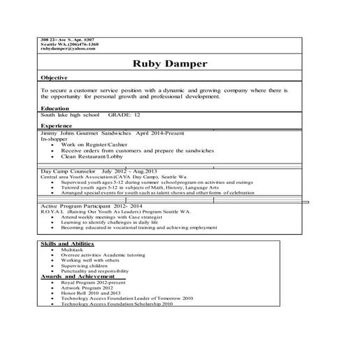 Kelsey Hughes Resume Jan. 2014 updated Resume 2015 | DOCX