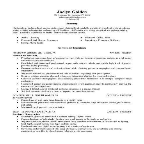 Adrian Jones Resume | DOCX