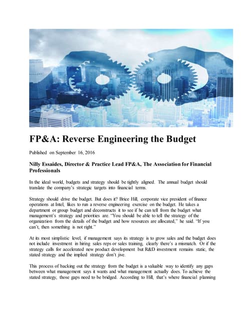 How To Create A Business Plan | PDF