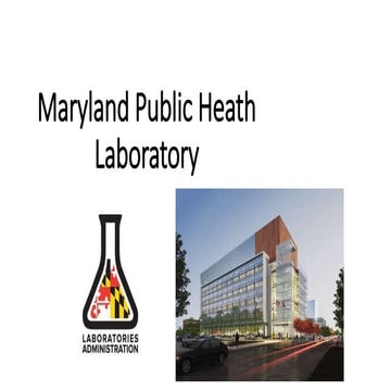 Maryland Public Heath Laboratory JobFair | PPT