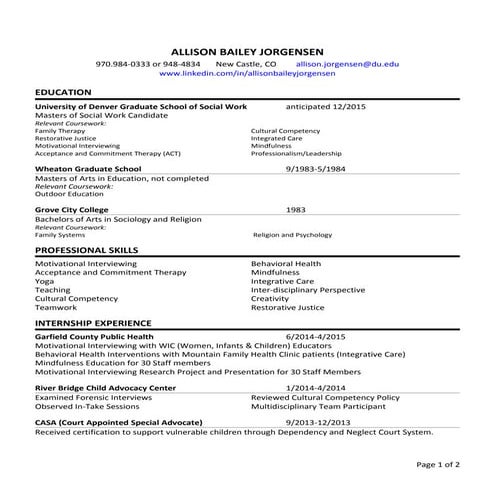 resume cc | DOC
