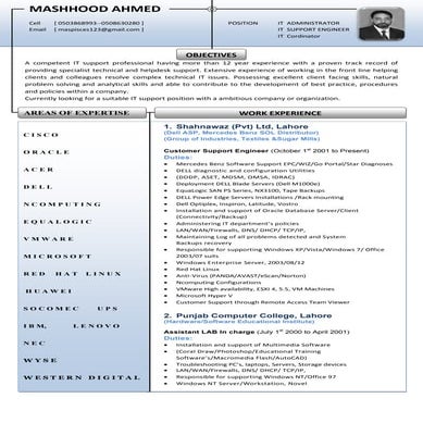 Mashhood Ahmed CV | PDF