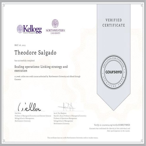 Coursera scalingoperations 2015 | PDF | Education industry | Industries