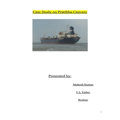 pratibha cauvery case study | PDF