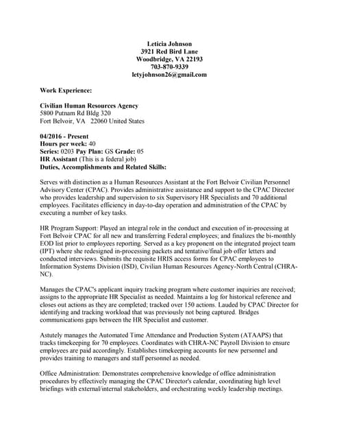 Leticia Johnson presentations