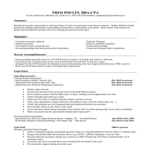 FredPoulin_resume | DOC