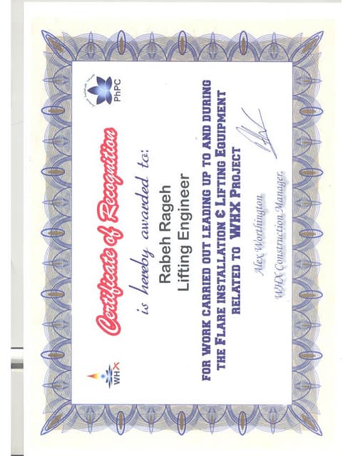 leea certificate | PDF