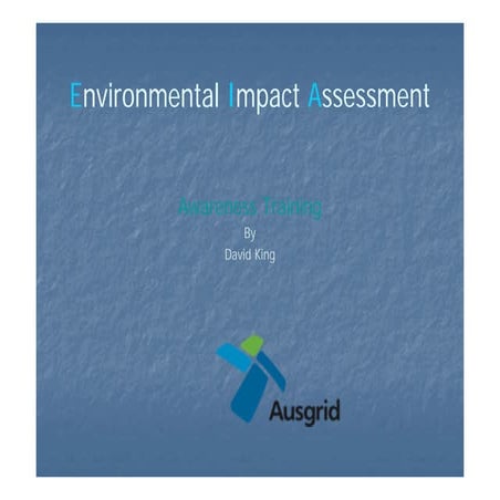 Environmental Impact Assessment colour | PPT