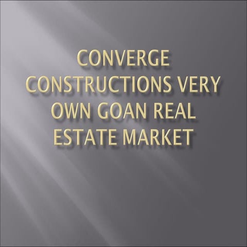CONVERGE CONSTRUCTION INVESTOR OFFERS | PPT