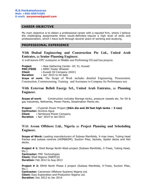 Project Resume - HCL-Axon | DOCX