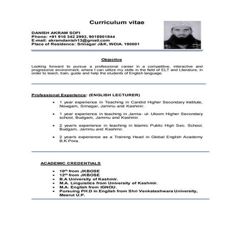 danish's resume ORI | DOCX