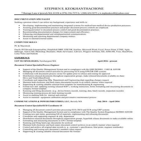 Resume Peter Lee 01.16.17