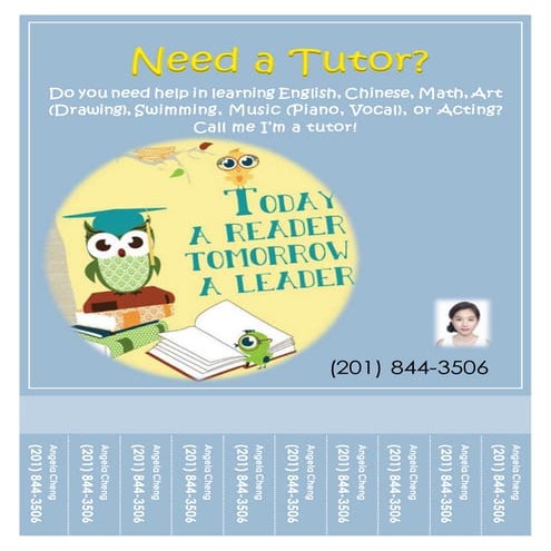 Tutor Flyer | PDF