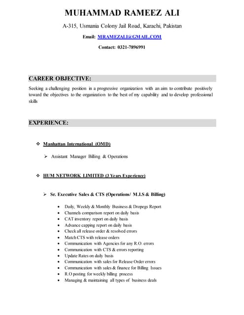 MUHAMMAD RAMEEZ ALI - New | PDF MUHAMMAD RAMEEZ ALI - New | PDF