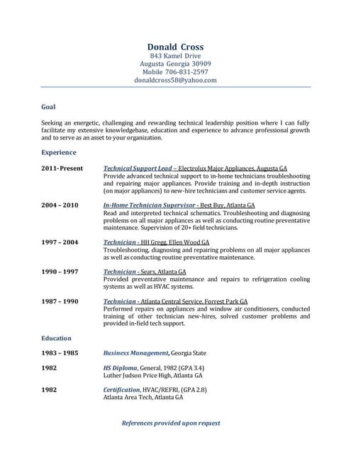 Odonel Resume | DOCX | Automotive
