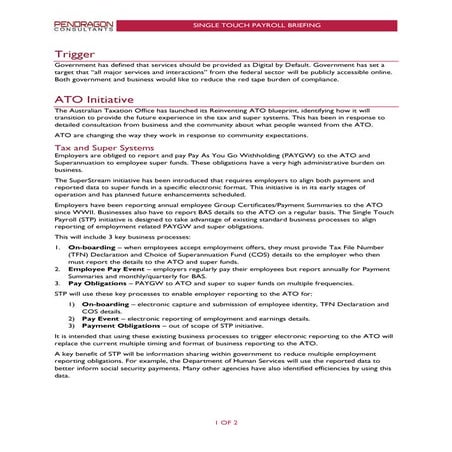Single Touch Payroll | PPTX