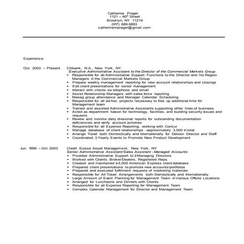 Cathy Prager Resume - 2016 | DOCX