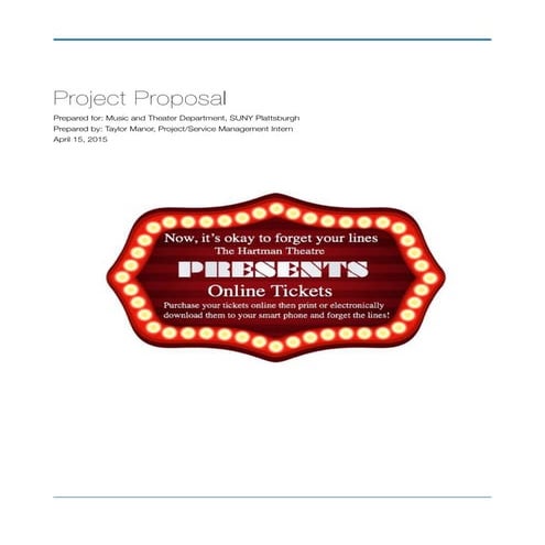Theater project Proposal-2 | PDF