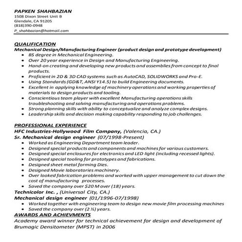 Stephen N Martin Resume | DOCX