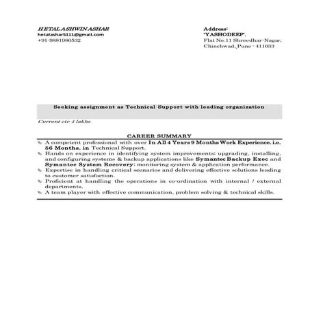 HETAL27_Resume_new | PDF